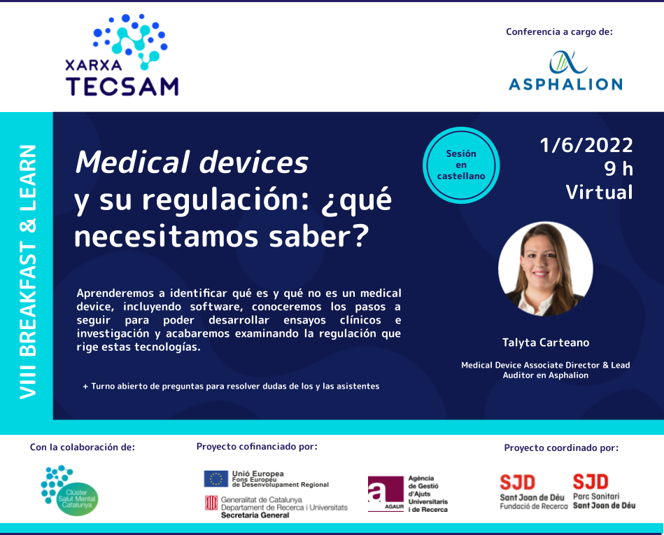 Regulación de medical devices: resolvemos dudas - Xarxa TECSAM