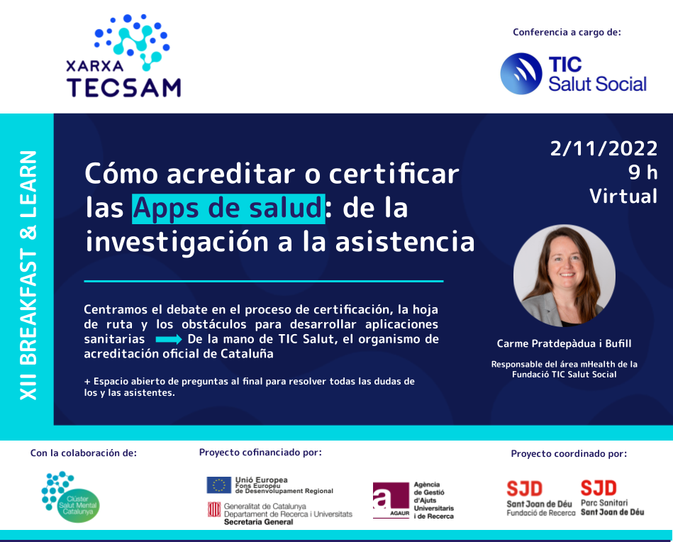 Como certificar apps de salud - Xarxa TECSAM