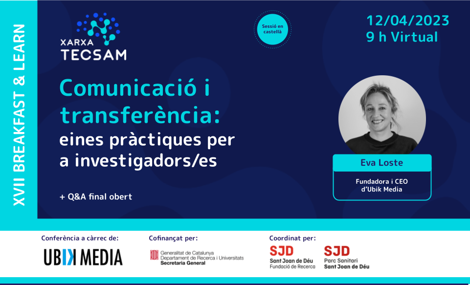 Eines pràctiques de comunicació per a la transferència - Xarxa TECSAM
